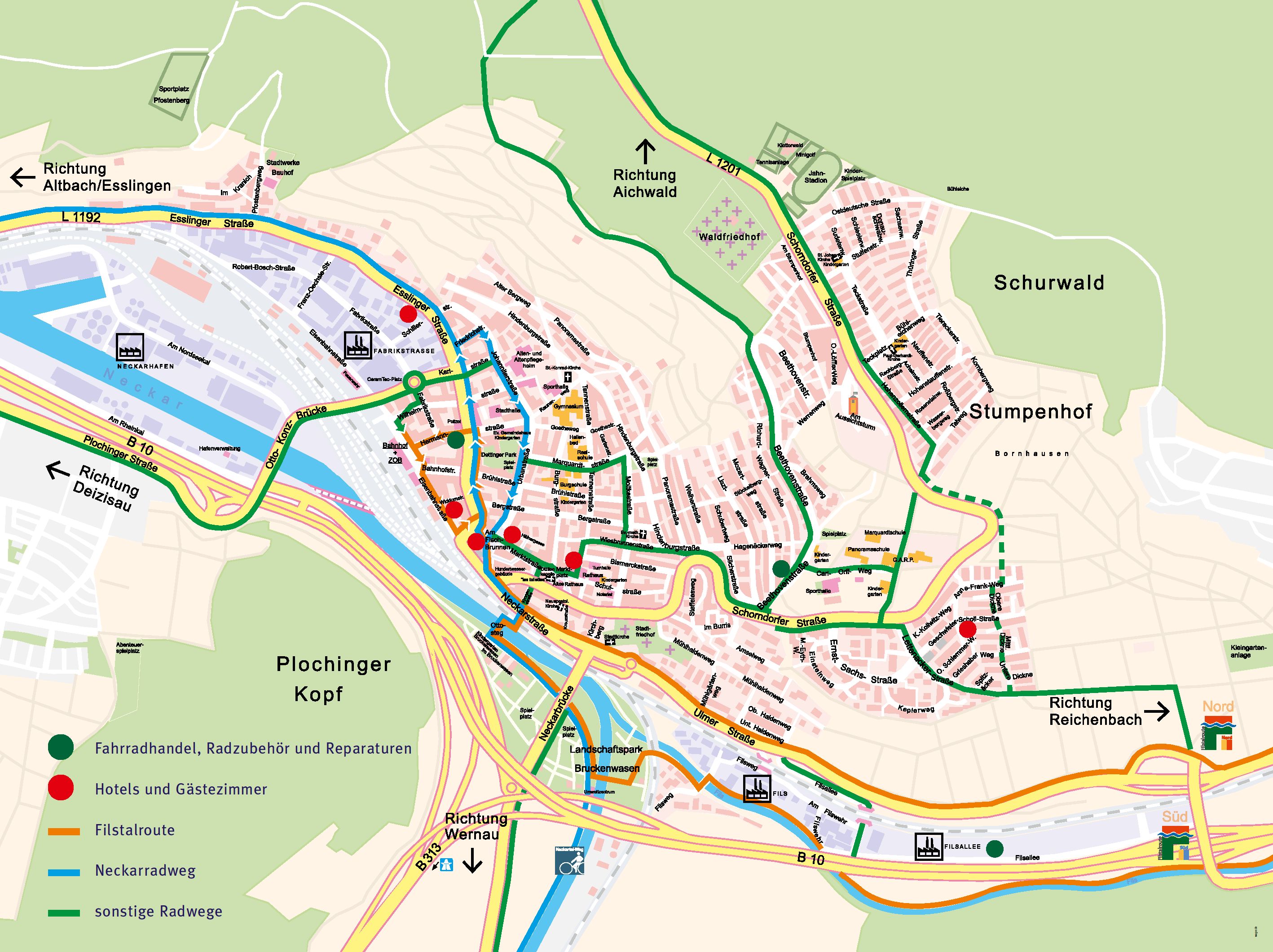Stadt Plochingen - Rad- und Wandertouren